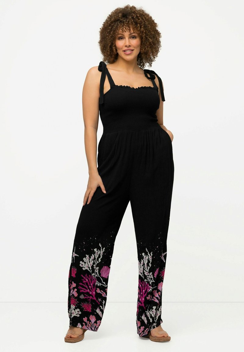 Ulla Popken Jumpsuit - black/zwart - Zalando.be