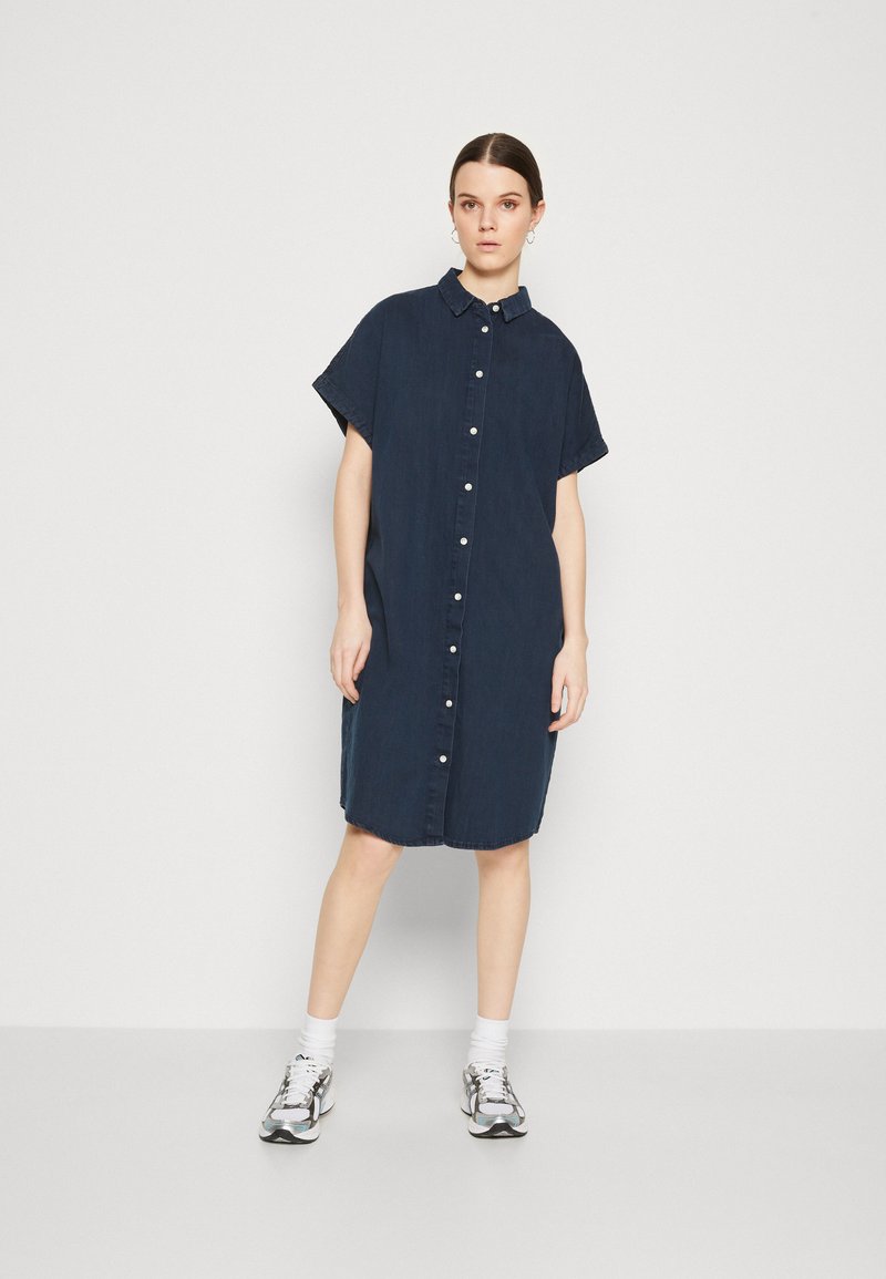 Monki Blusenkleid - blue medium dusty/blue denim - Zalando.ch