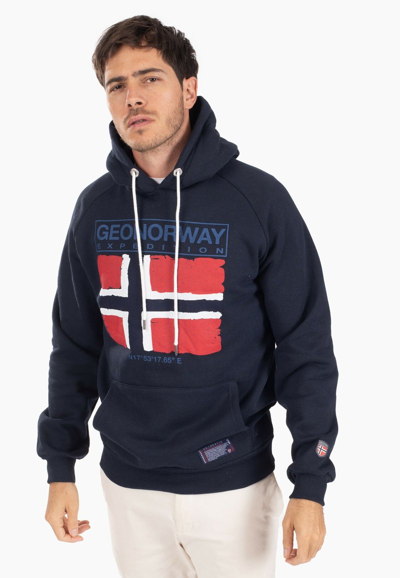 Geo Norway GAELIG - Kapuzenpullover - navy/blau - Zalando.de