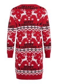 VILA VIANNA REINDEER CHRISTMAS DRESS - Robe fourreau - mars red/rouge ...