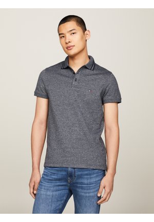 Tommy Hilfiger TIPPED SLIM - Poloshirt - desert sky/dunkelblau - Zalando.at