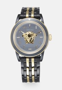 Versace Watches PALAZZO - Klocka - black/ gold-coloured/svart - Zalando.se