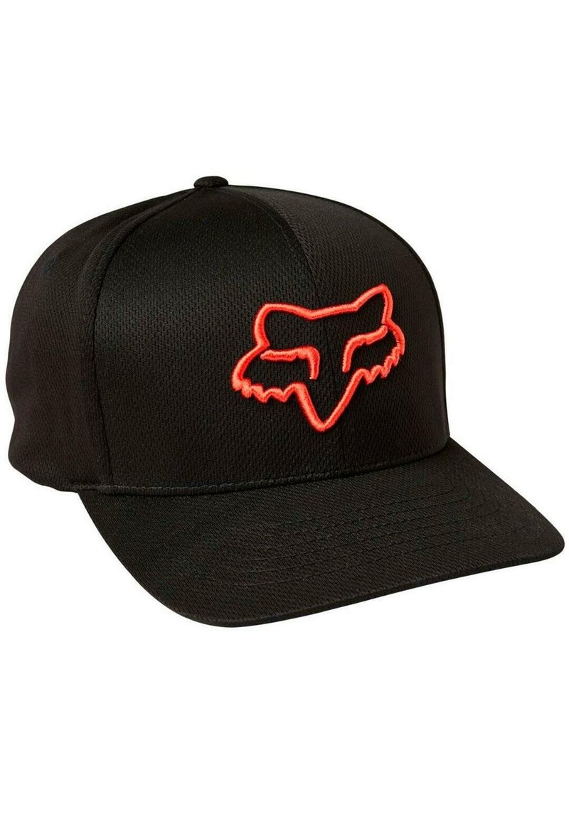 Fox Racing LITHOTYPE FLEXFIT - Cap - black/red/schwarz - Zalando.de