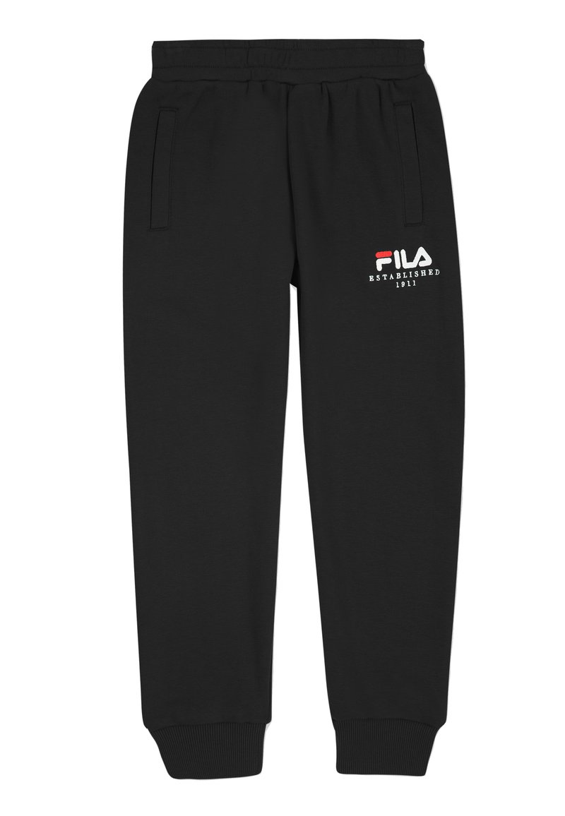Fila APPAREL BENNA REGULAR LOGO - Träningsbyxor - black/svart - Zalando.se