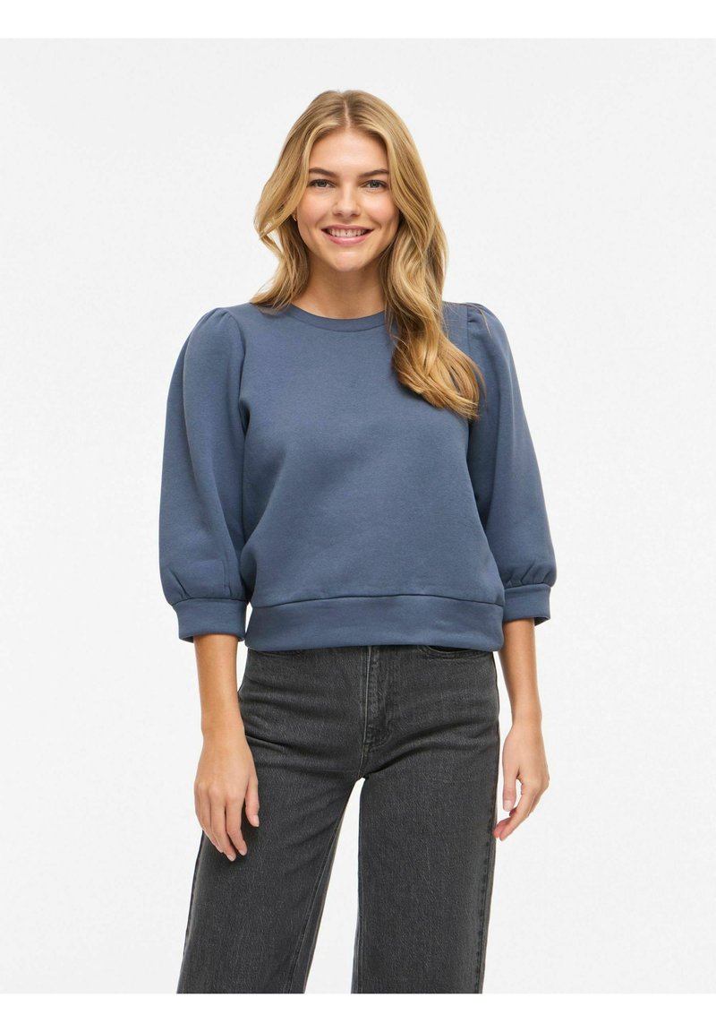 VILA VIVERA 3/4-ARM - Sweatshirt - vintage indigo/blue - Zalando.co.uk