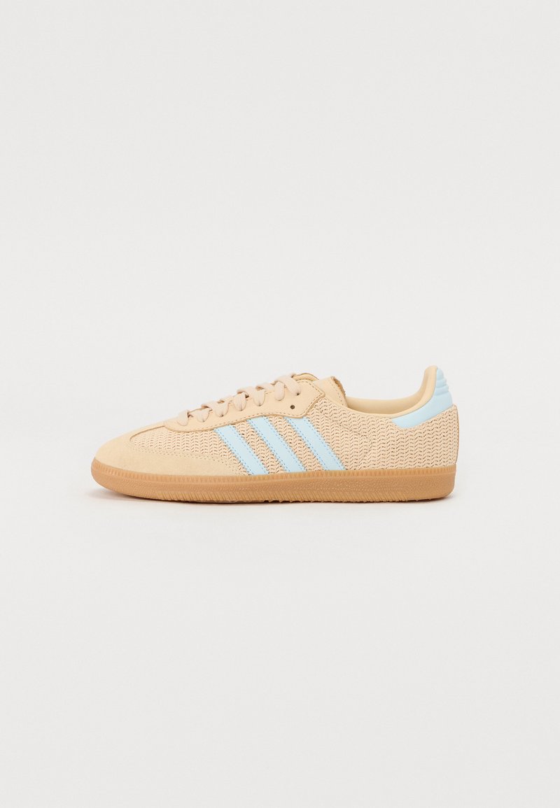 adidas Originals SAMBA - Joggesko - sand strata/sky tint/beige - Zalando.no