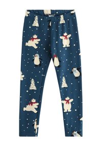 Lindex WINTER FUN - Leggings - Trousers - dark blue - Zalando.co.uk