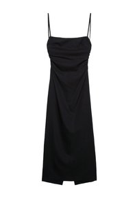 Stradivarius OPEN-BACK - Robe de jour - black/noir - ZALANDO.FR