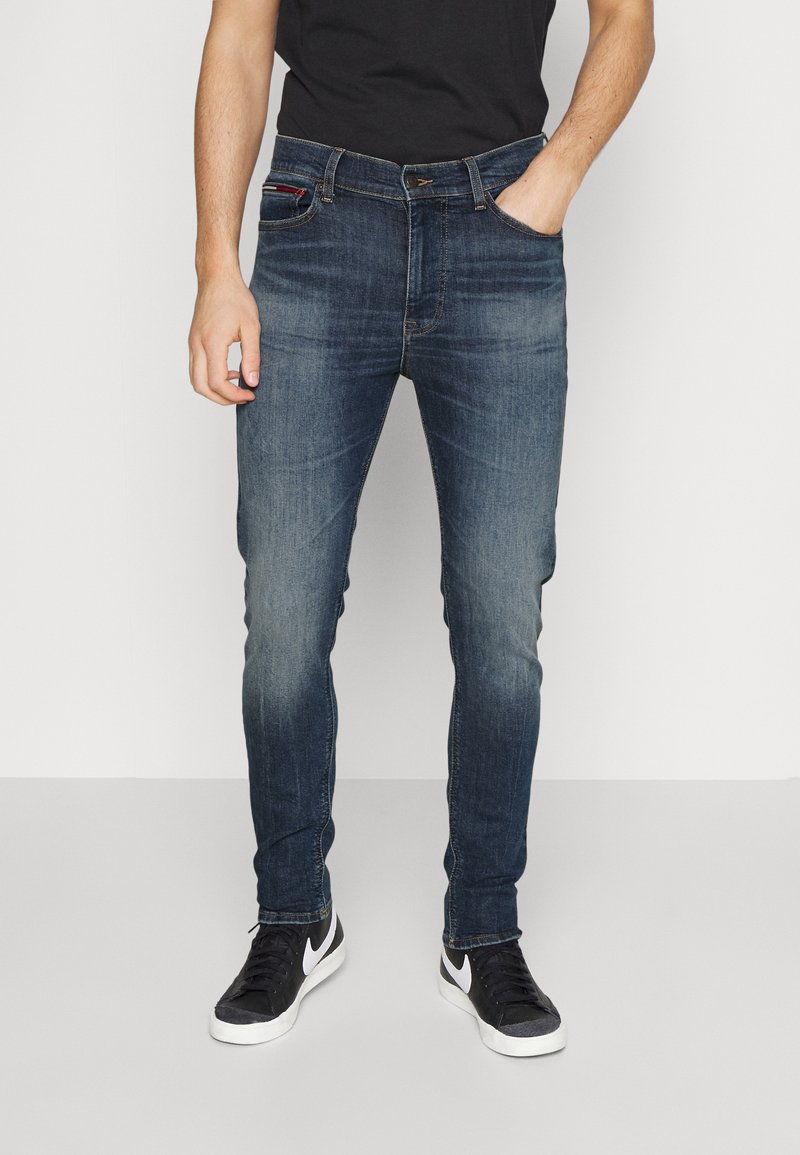 Tommy Jeans SIMON - Jeans Skinny - denim dark/denim bleu foncé - ZALANDO.BE