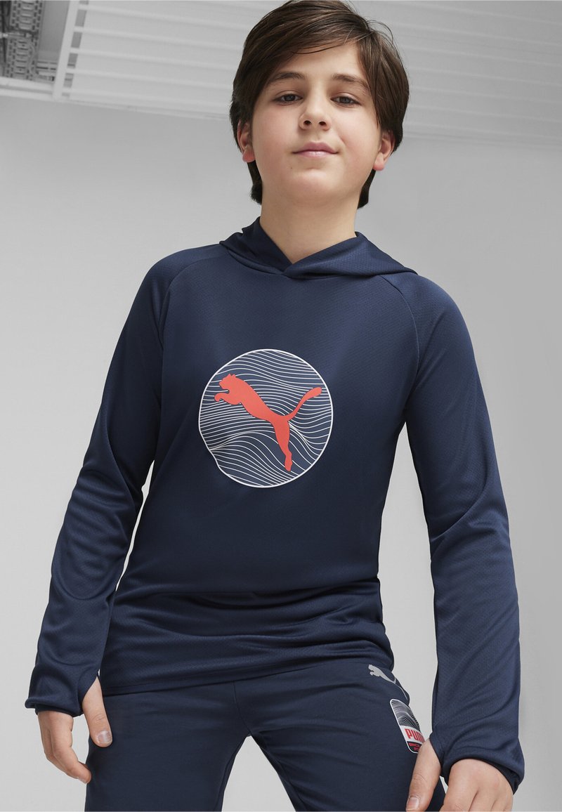 Puma ACTIVE SPORTS - Jersey con capucha - club navy/azul - Zalando.es