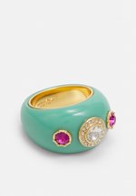 Kurt Geiger London OVAL - Ring - teal/petrol meliert - Zalando.ch