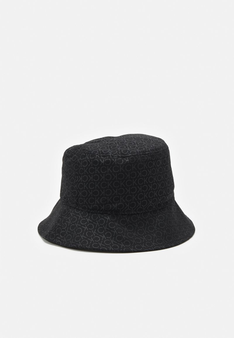 Calvin Klein ELEVATED PATCH BUCKET MONO UNISEX - Hat - black classic ...