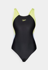 Speedo WOMENS COLOURBLOCK SPLICE MUSCLEBACK - Uimapuku - black/lemon ...