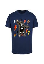 Merchcode ACDC - 50TH BOLT ARRAY - T-shirt print - light navy ...