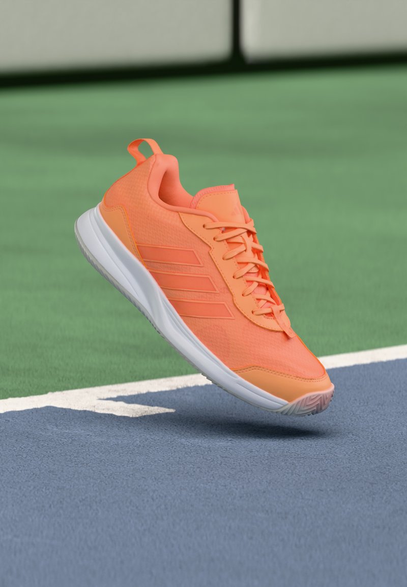 adidas Performance AVAFLASH - Multicourt tennis shoes - beam orange ...