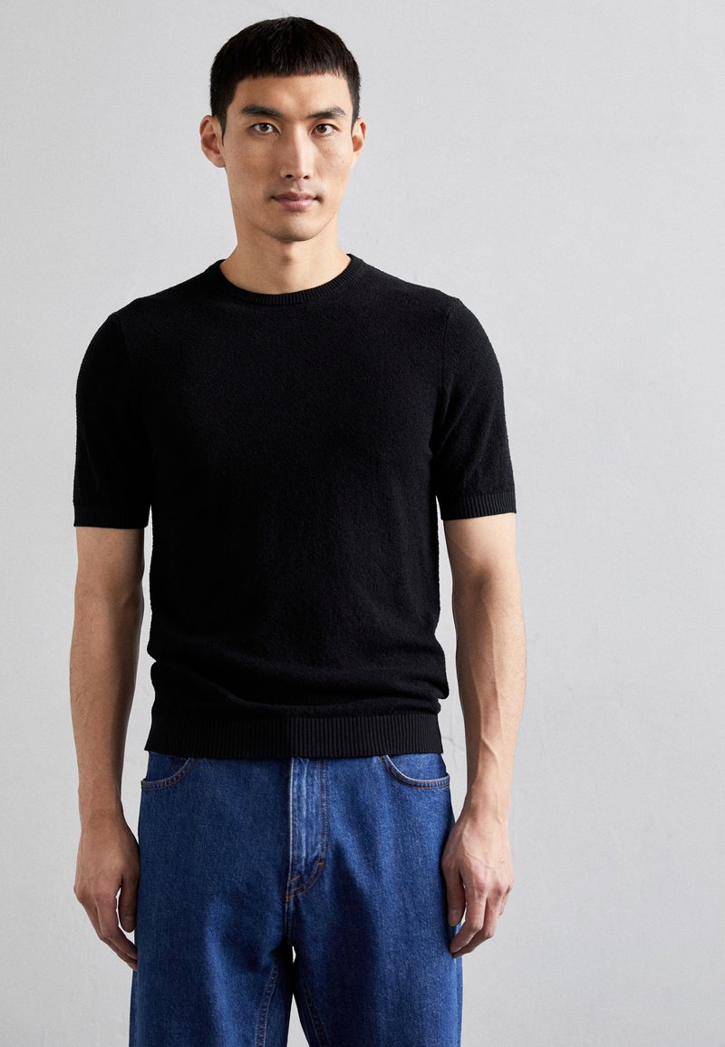 ASPESI Basic T-shirt - black - Zalando.ie