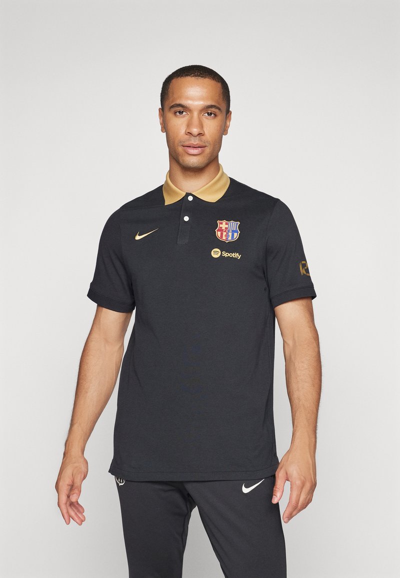 Nike Performance FCB - Polo - black/club gold/nero - Zalando.it