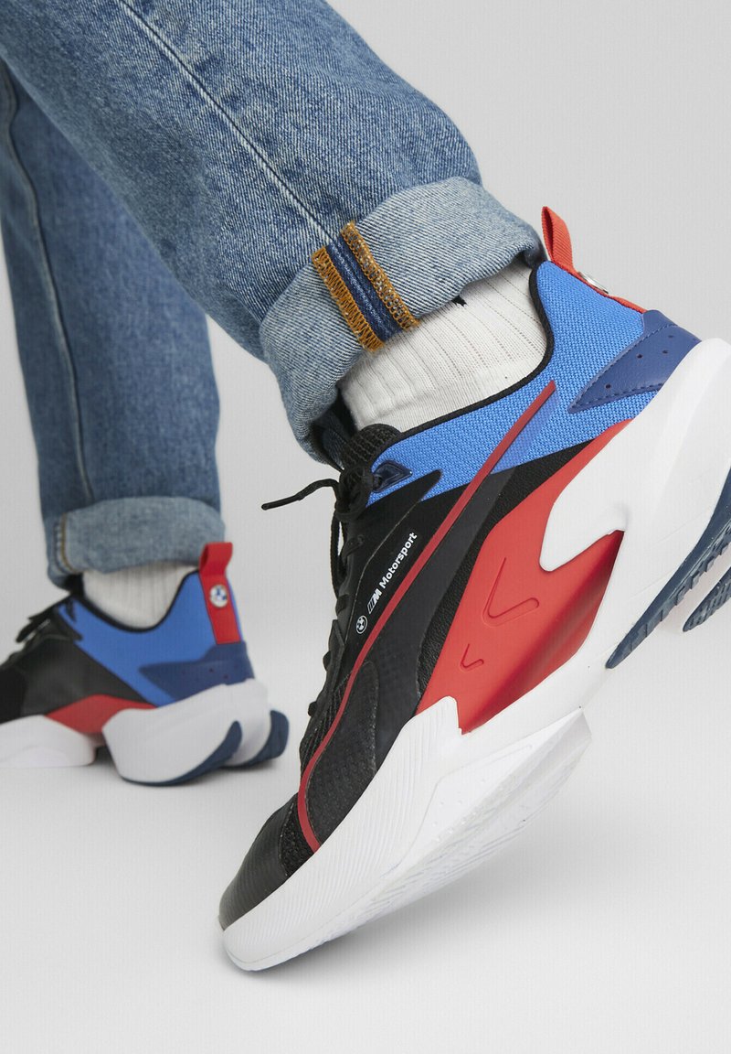 Puma BMW M MOTORSPORT LGND RENEGADE - Sneakers basse - black pop red ...
