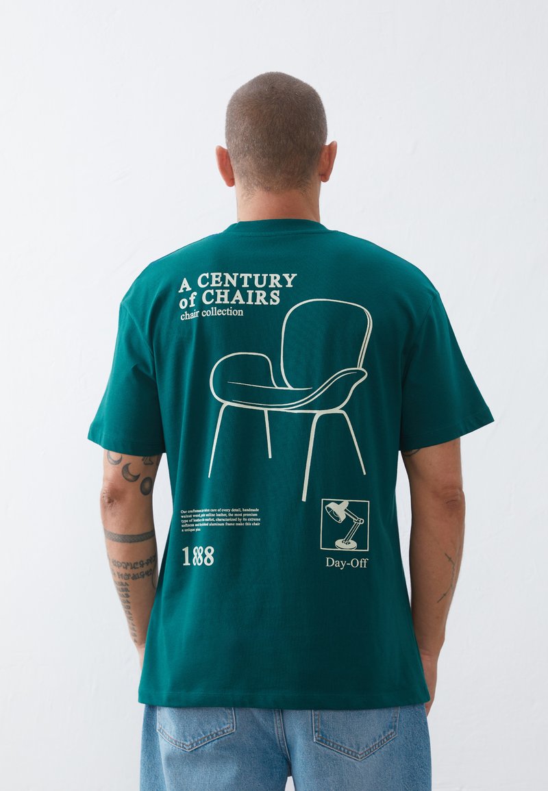Pier One Print T-shirt - green - Zalando.ie