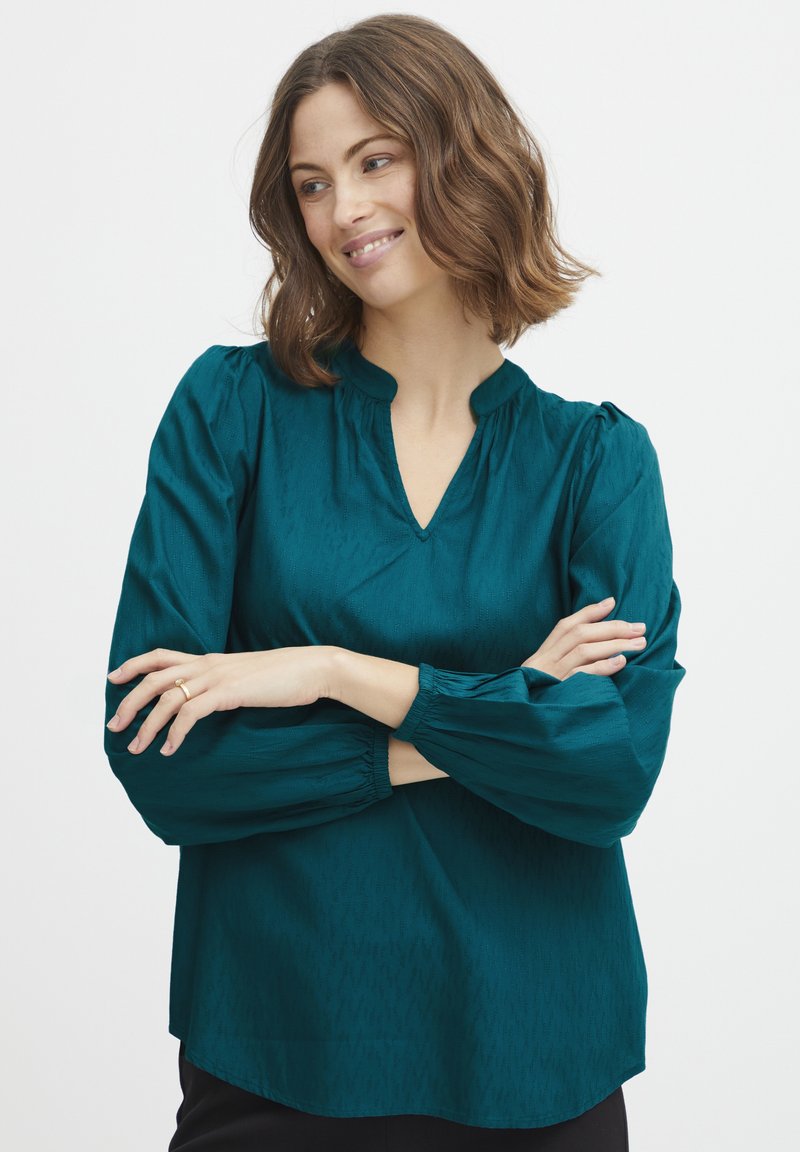 Fransa FRPARTY BL - Blouse - blue coral/blauw - Zalando.nl