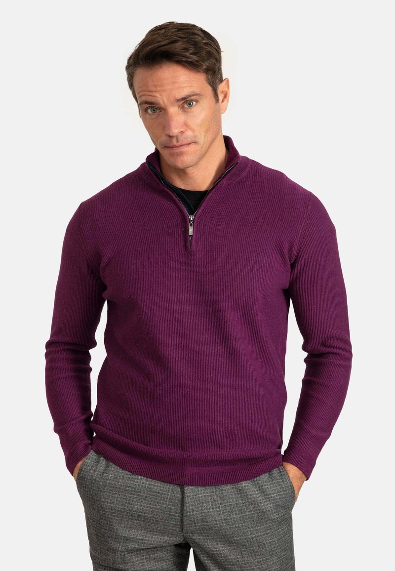 Jacey Quinn ARM PATCHED HALF - Jumper - purple - Zalando