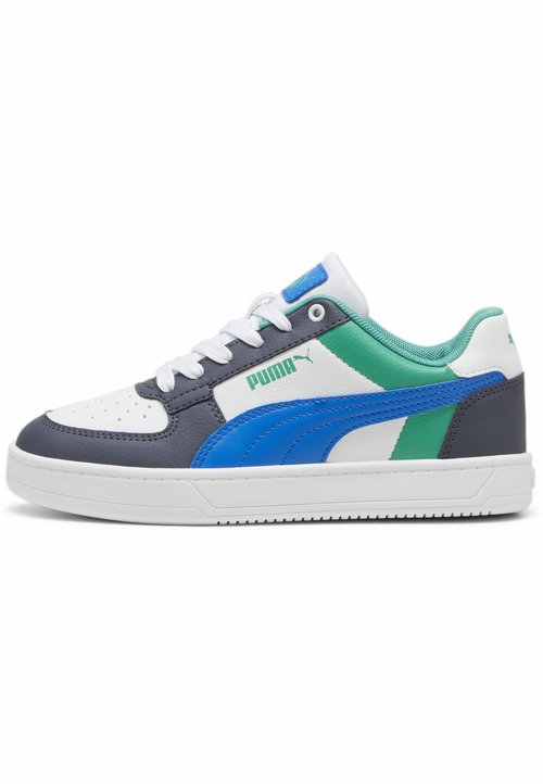 Puma REBOUND V6 - Sneaker low - white/black/archive green/schwarz ...