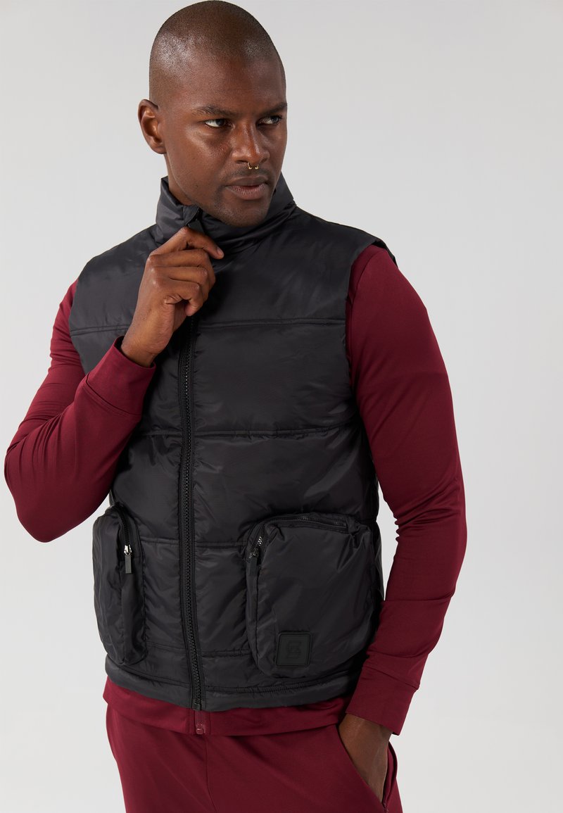 Pier One Sport Waistcoat - black - Zalando.co.uk