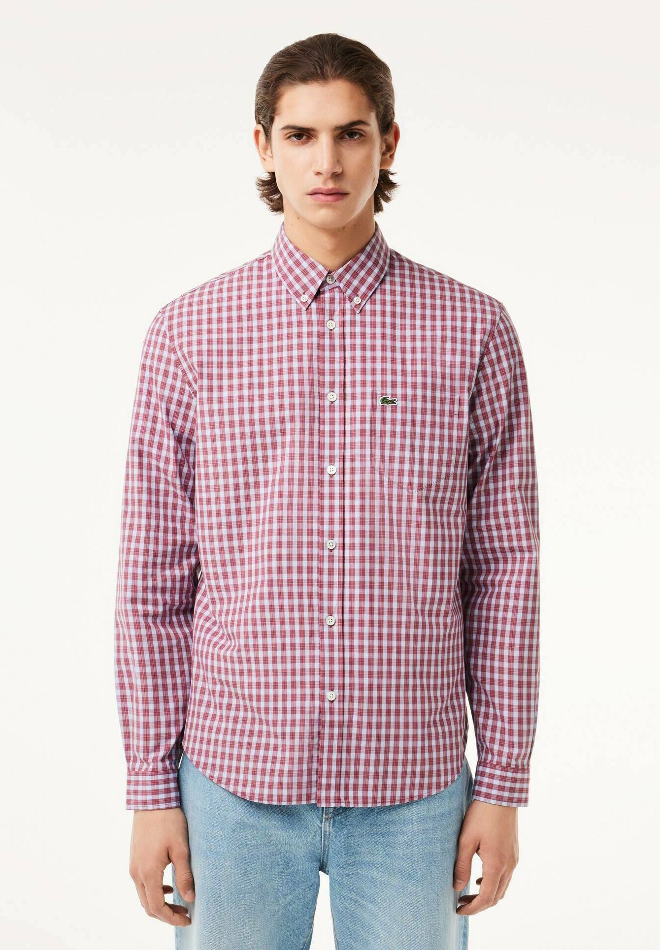 Lacoste tartan shirt store