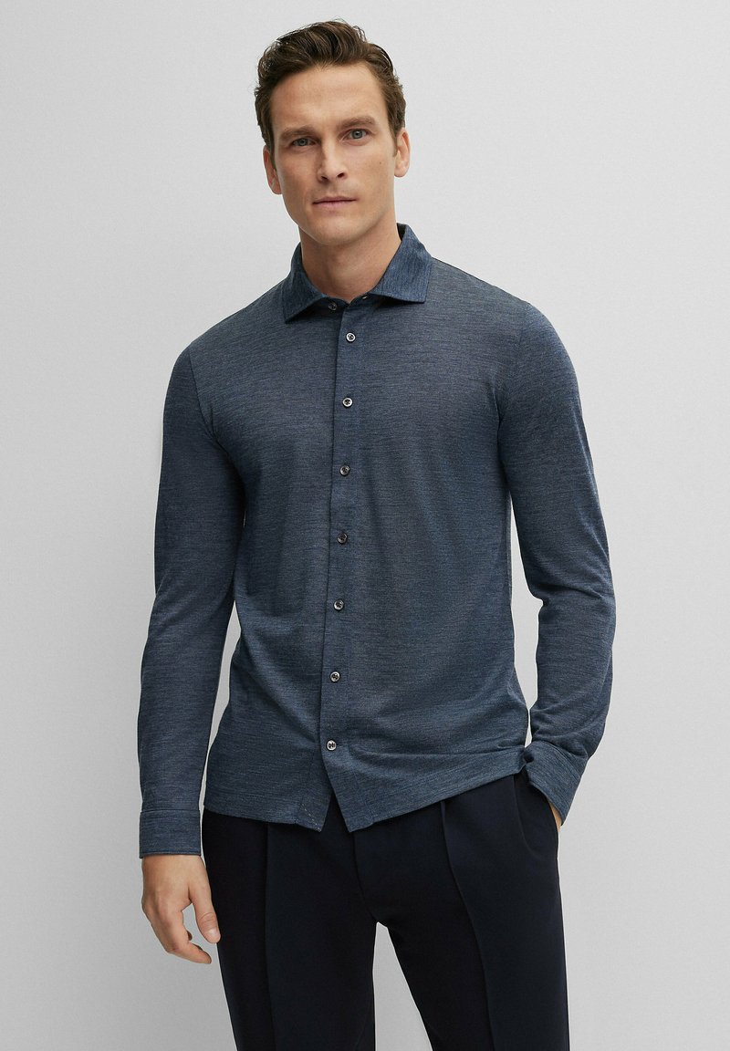 BOSS L-POINTER 14 - Hemd - dark blue four/dunkelblau - Zalando.de