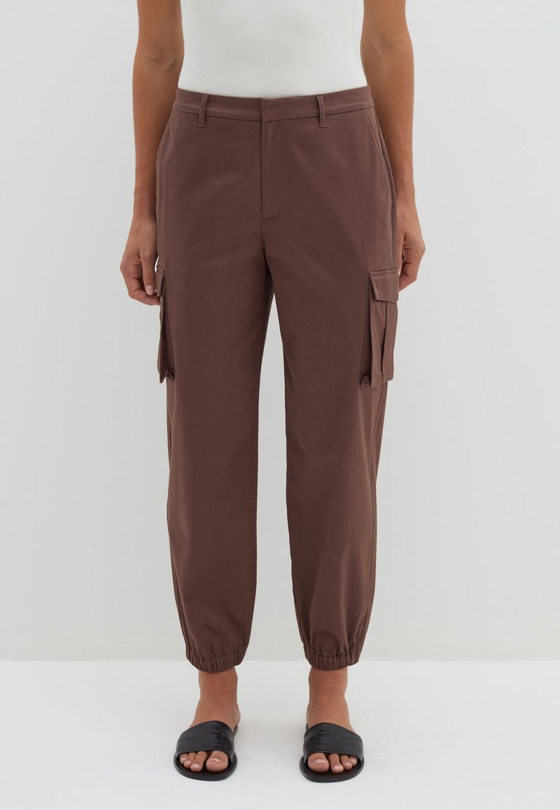 Stefanel Pantaloni cargo - chocolate brown/marrone - Zalando.it