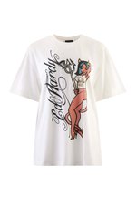 Ed Hardy DEVIL IN DETAILS - T-shirts print - white/hvid - Zalando.dk