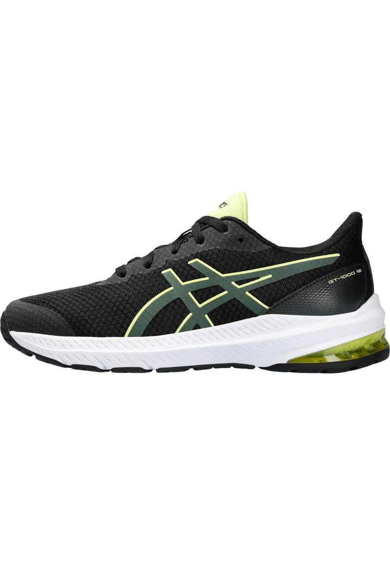ASICS GT-1000 12 GS - Väglöparskor - black rain forest/svart - Zalando.se