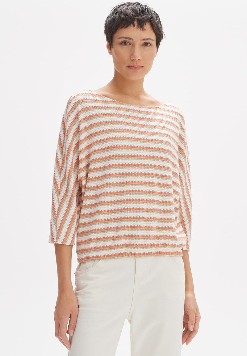 OPUS Strickpullover - peachy coral/koralle - Zalando.de