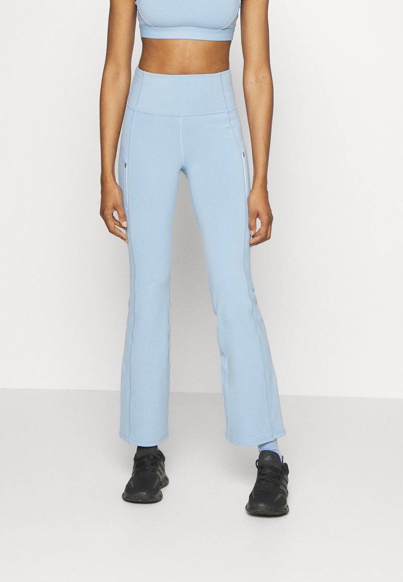 Athleta RAINIER BOOTCUT PANT - Tights - heron blue/blå - Zalando.se