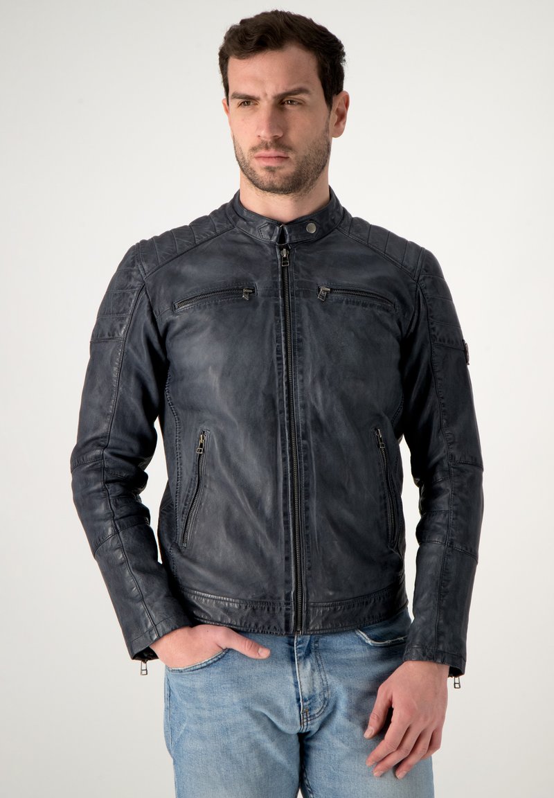 Urban 5884 MASON - Veste en cuir - antra gray/gris - ZALANDO.BE