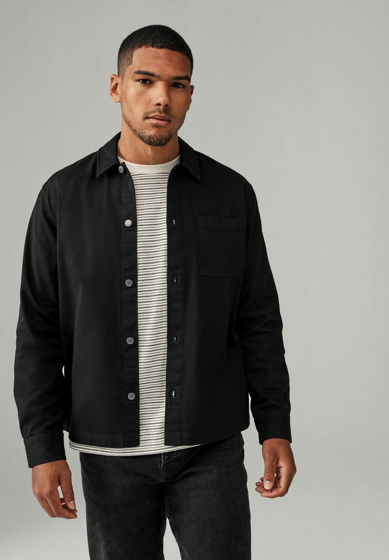 Next Denim jacket - black - Zalando