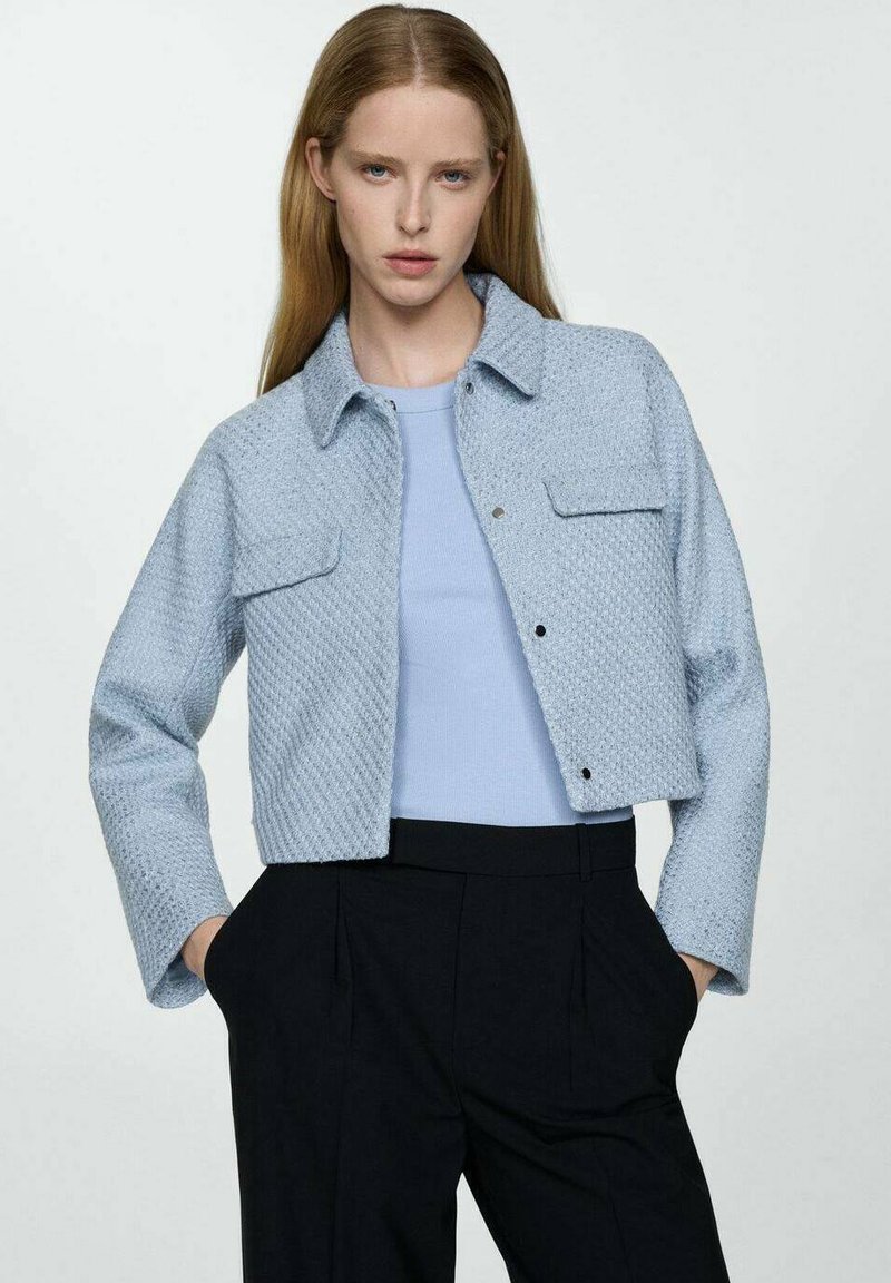 Mango NAPOLES - Summer jacket - himmelblå/light blue - Zalando