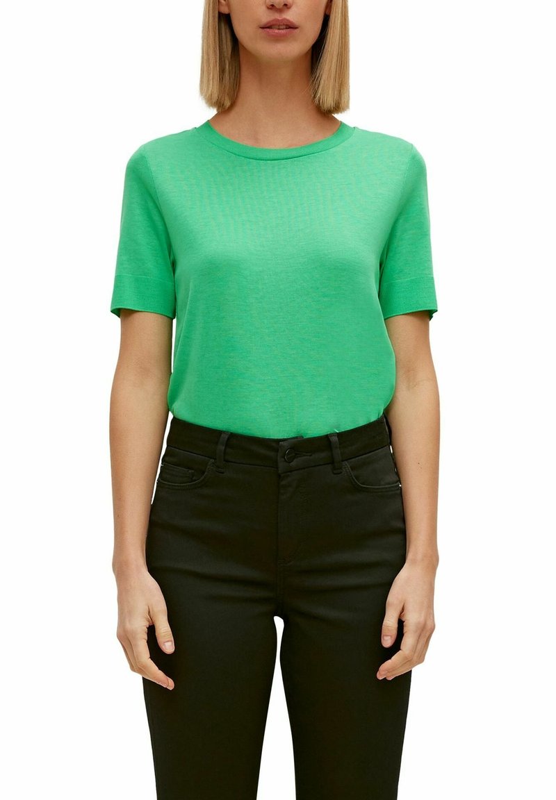 comma T-Shirt basic - grün - Zalando.at