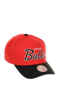 Mitchell & Ness CHICAGO BULLS NBA TEAM SCRIPT VERSTELLBARE GEBOGENE ...