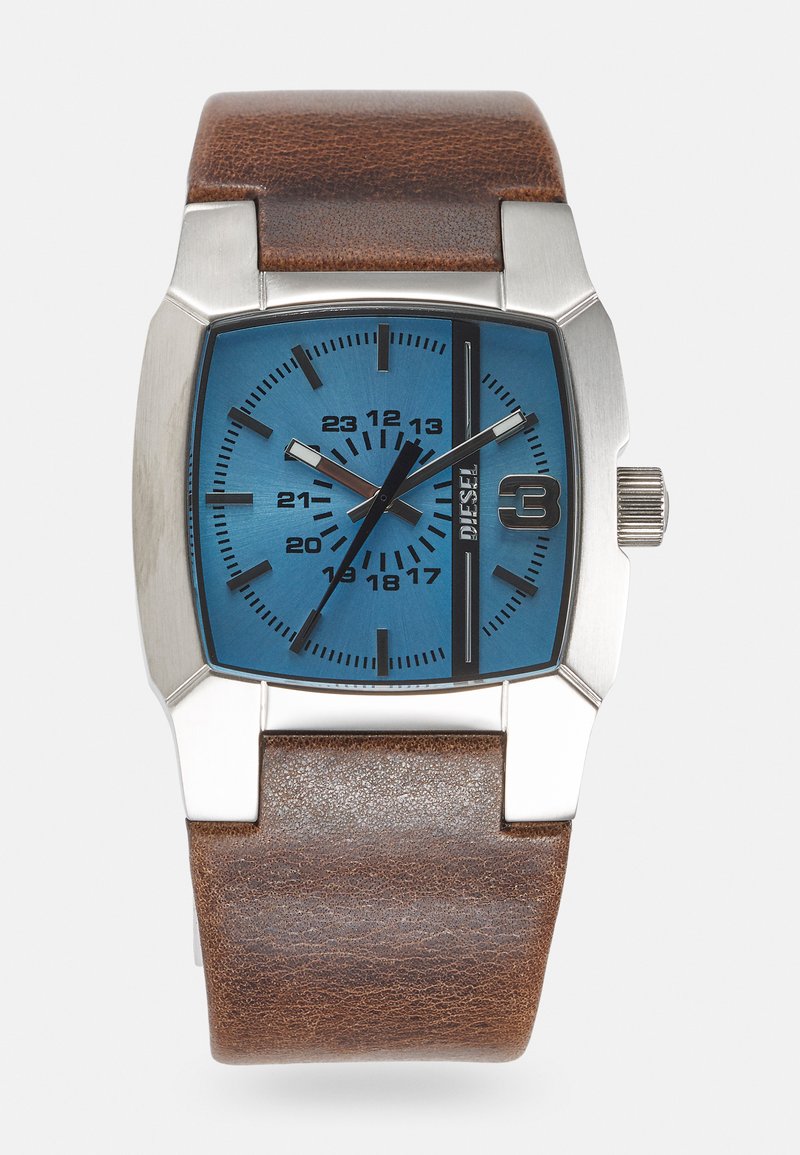 Diesel CLIFFHANGER UNISEX - Hodinky - blue/brown/hnědá - Zalando.cz