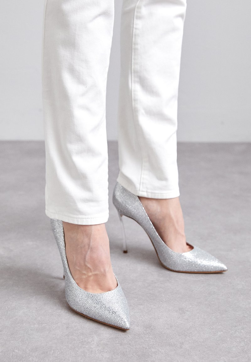 Casadei BLADE JOLLY - Classic heels - argento/silver-coloured - Zalando ...