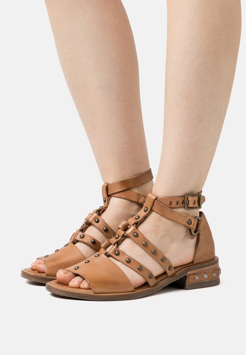 A.S.98 GEA - Sandals - camel - Zalando