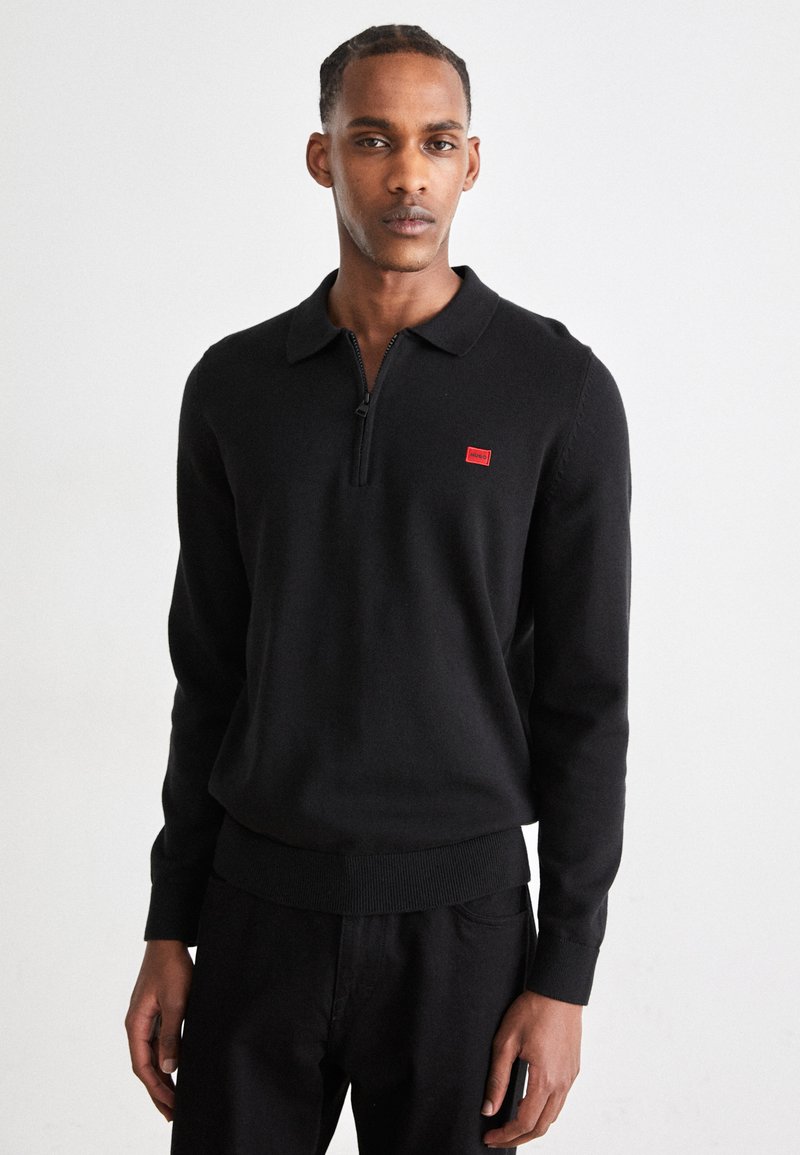 HUGO SAN PEER - Jumper - black - Zalando