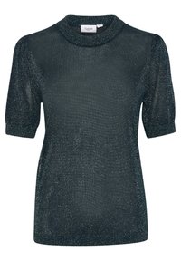 Saint Tropez PAUSZ SHIMMER - T-shirt basique - reflecting pond/bleu ...