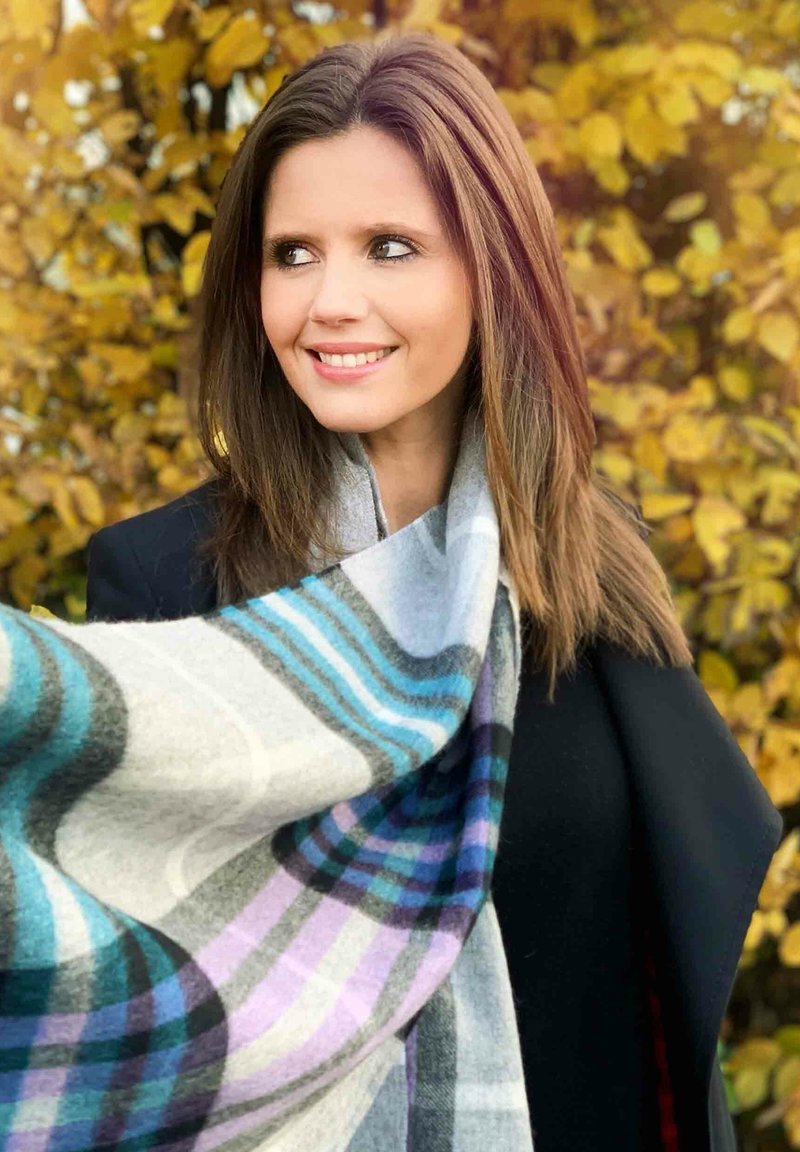 FRAAS FRAAS PLAID - Šála - anthrazit/antracitová - Zalando.cz