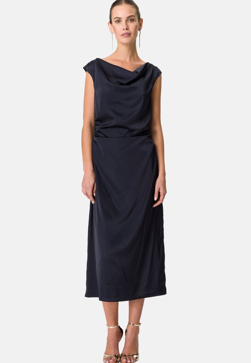 zero MIT WASSERFALLAUSSCHNITT - Day dress - night sky/blue - Zalando