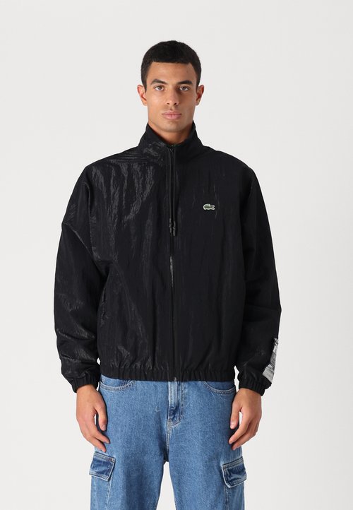 Lacoste Kevyt takki - black/graphite/musta - Zalando.fi