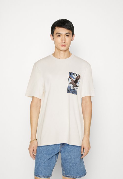 Lyle & Scott RIPPLE LOGO - T-Shirt print - olive/oliv - Zalando.ch