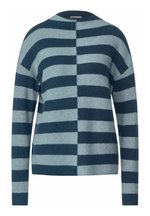 Street One Jumper - türkis/mottled green - Zalando