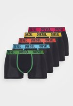 Diesel 5 PACK - Pants - black/pink/orange/yellow/green/blue/black ...
